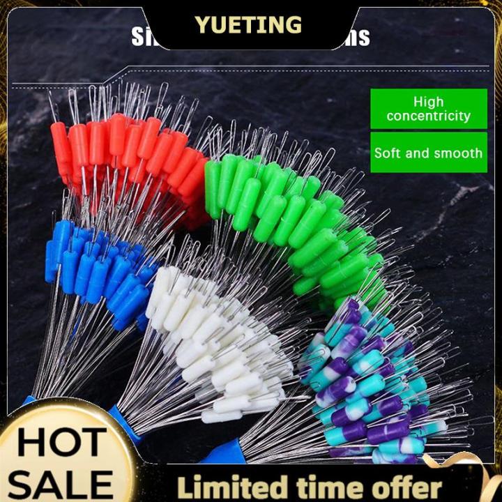 YUETING ทุ่นลอยน้ำซิลิโคน100ชิ้น ถุงมีหลายสีอุปกรณ์ตกปลาอุปกรณ์เสริม ...