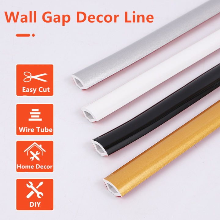1m Wall Corner Caulk Soft Line Ceiling Strip PVC Self Adhesive ...