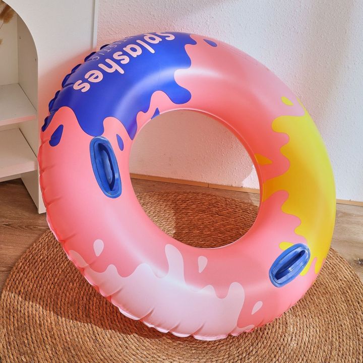 Pool Float Water Tube Thicked PVC Children Adult Swim Ring Celebrity ...