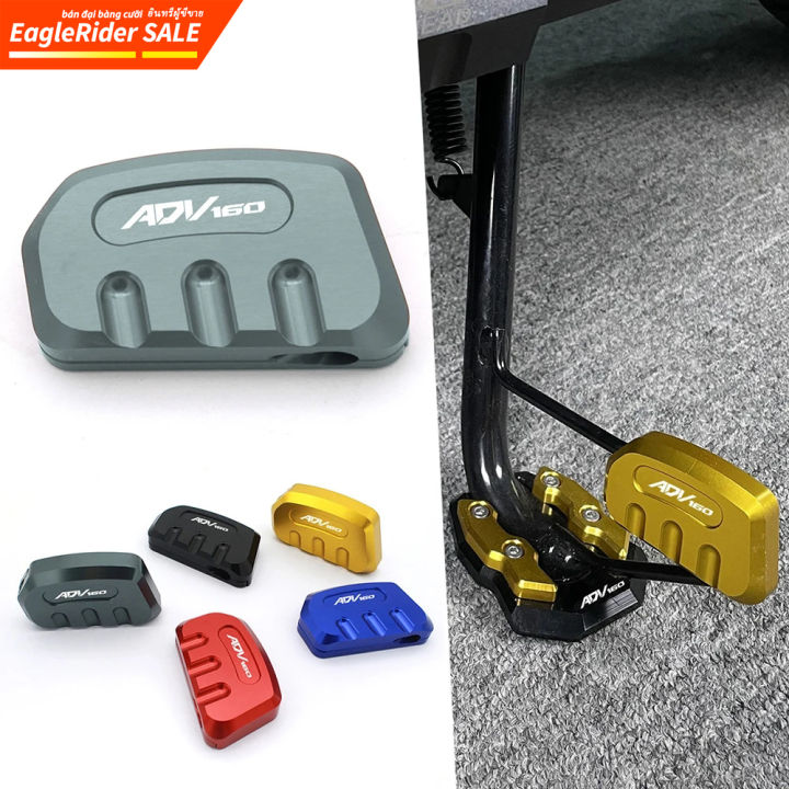 Kickstand Pads Cover For Honda ADV 160 2022 2023 Motorcycle Foot Rest ...