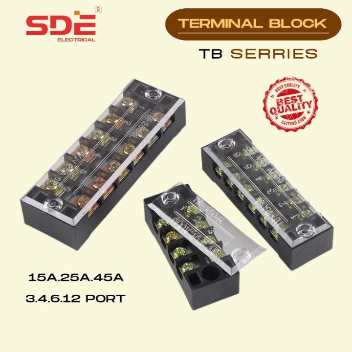MOLDED TYPE TERMINAL BLOCK (15AMPHERE, 25AMPHERE AND 45AMPHERE) | Lazada PH