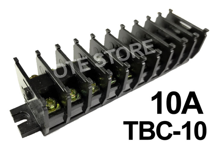 TBC-10-10 / TB-10-10 10 Pole Cassette Assembly Type Terminal Block (10A ...