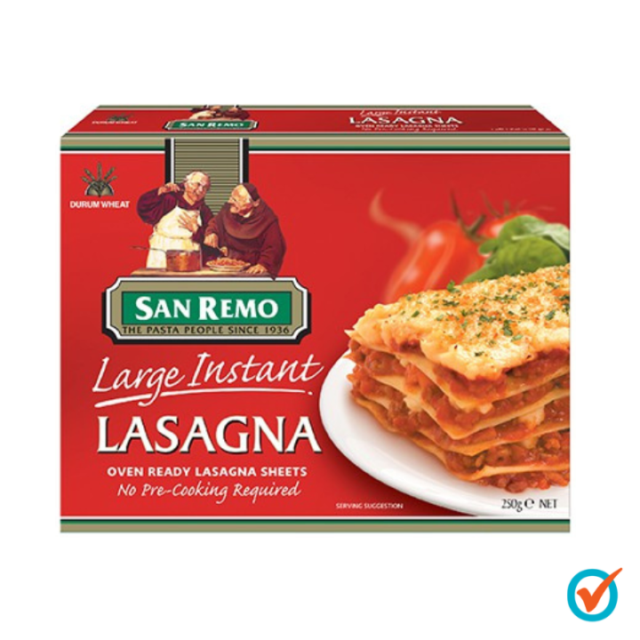 San Remo Large Instant Lasagna (250g) | Lazada
