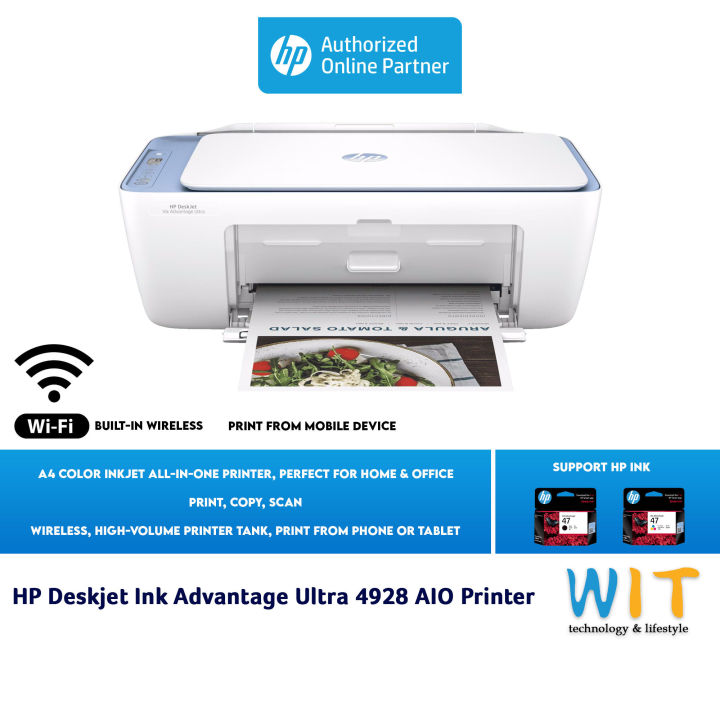 HP DeskJet Ink Advantage Ultra 4928 All-in-One Printer /Print /Scan ...