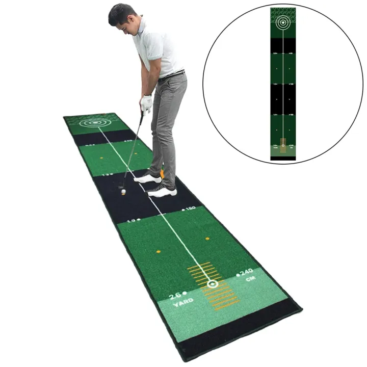 【In-Stock】 Golf Putting Indoor Golf Hitting Mat Green Mat Golf Practice ...