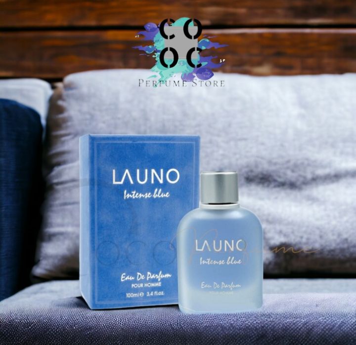 Parfum Fragrance World La Uno Intense Blue EDP for Men 100ml | Lazada ...