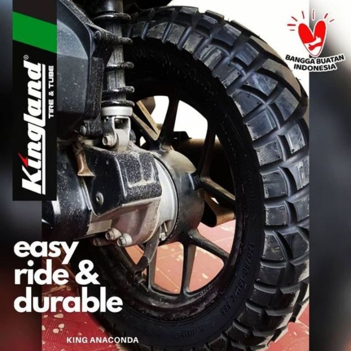 Ban Matic Tubeless Kingland 90/90-14 Anaconda Ban Motor Semi Trail Ring ...