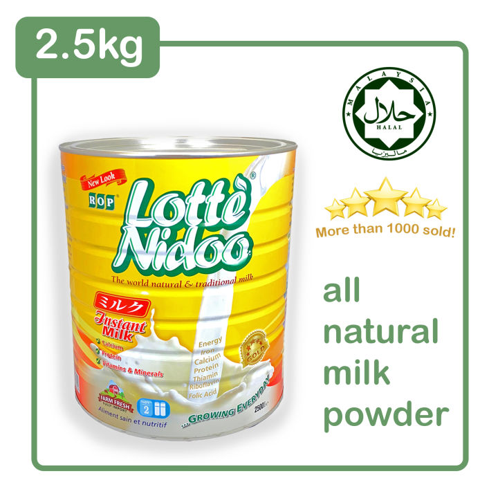 Susu tepung everyday Fresh Milk New Zealand LotteNidoo Instant Powder ...