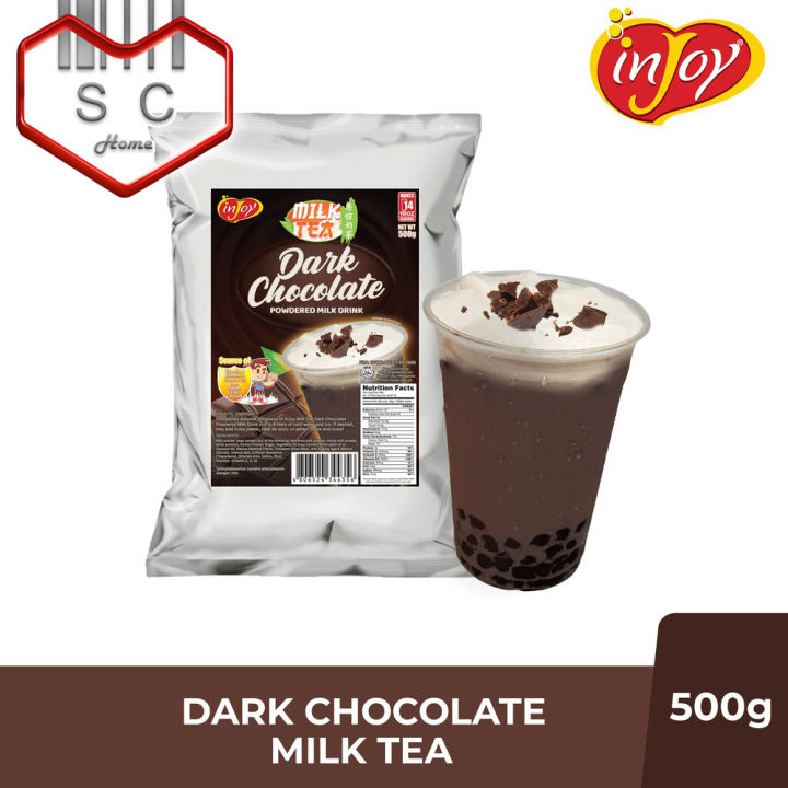 Injoy Dark Chocolate Milk Tea 500g Supercharge | Lazada PH