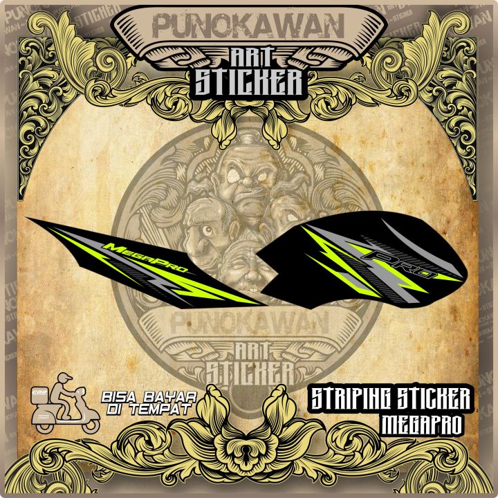 STIKER MEGAPRO PRIMUS STRIPING VARIASI MP PRIMUS DECAL STICKER MEGAPRO ...