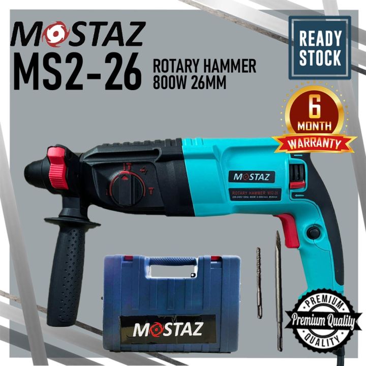 Mostaz MS2-26mm 3-Mode 800W SDS-Plus Rotary Hammer | Lazada