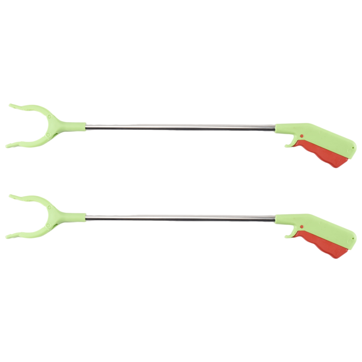 2X Clamp Waste Collector Garbage Claw Garbage End Tool Garden 60CM ...