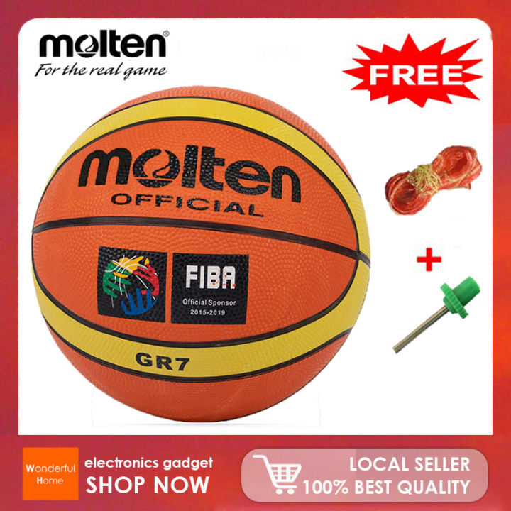 Molten/Spalding Basketball Ball GG7X/GR7 Size 7 Rubber Material ...