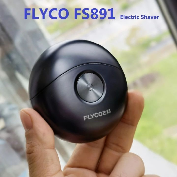 Flyco FS891 Electric Shaver UFO Design with IPX7 Level Fully Washable 1-Hour Fast Charge Typc-C ...