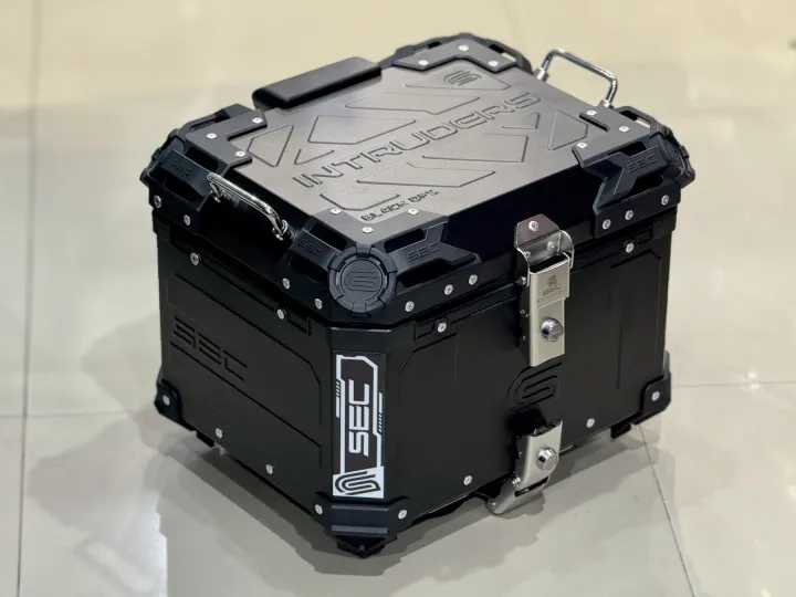 SEC Motorcycle Top Box - Alloy - 45L Liters with Back Rest | Lazada PH