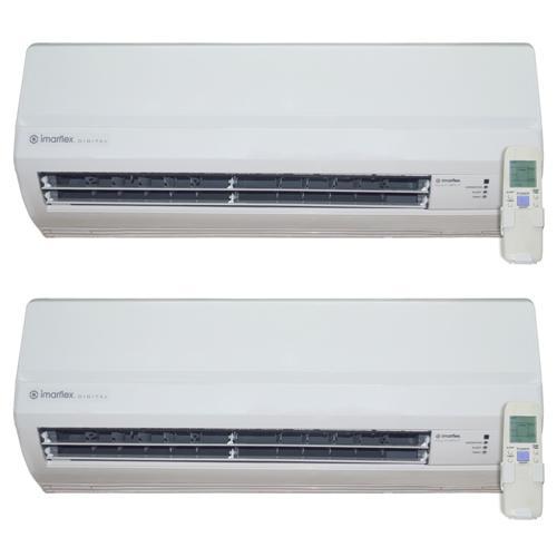 Imarflex Multi-Split Type Air Conditioner with Remote (White) 2 indoor ...