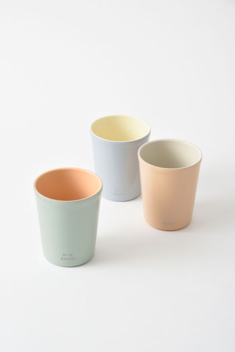 Bruno Stainless Steel Ceramic Coated Dual Wall Thermal Hydration Cup ...