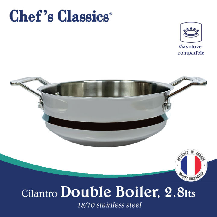Chef's Classics Cilantro Stainless Steel Double Boiler, 2.8lts | Lazada PH