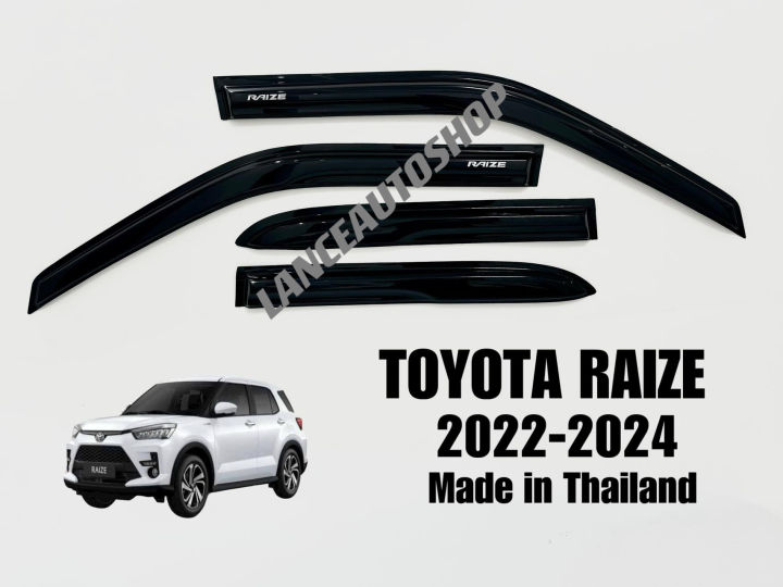 Toyota Raize 2022-2024 Rain Visor H-022 | Lazada PH