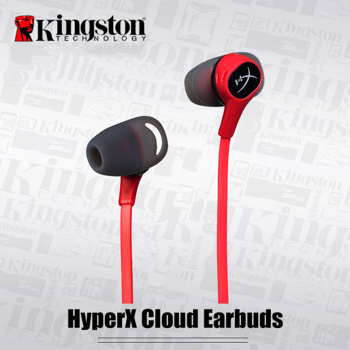 Original HyperX Cloud Earbuds Gaming Earphone With Mic In-Ear Headset ...