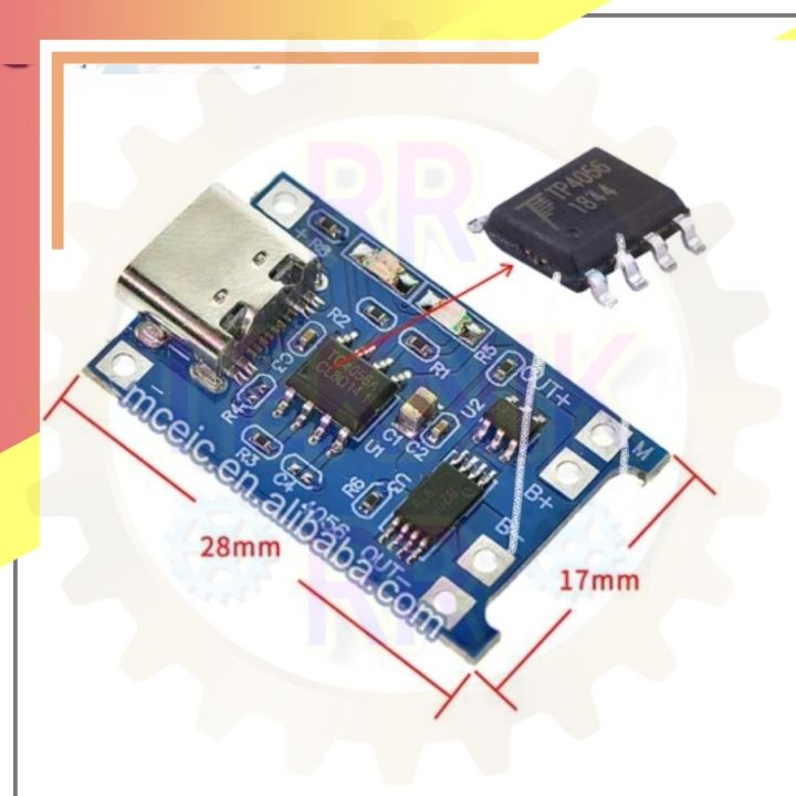 New!! Modul Charger Type C 5V 18650 Lithium Battery Charger PROTECTION ...