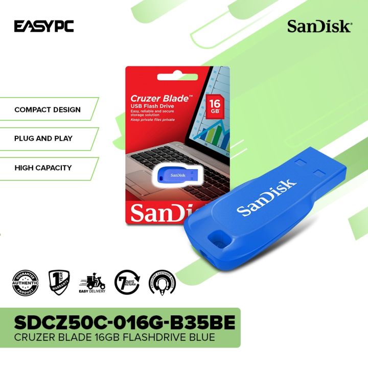 EasyPC | Sandisk SDCZ50C-016G-B35BE / SDCZ50C-016G-B35W Cruzer Blade ...