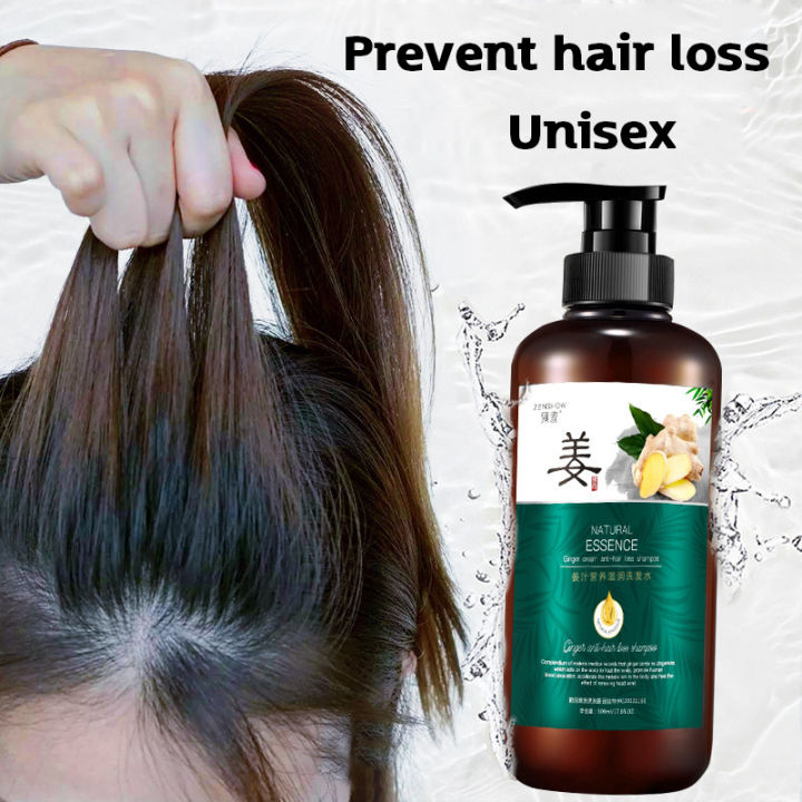 100 Natural 500ml Ginger Hair Shampoo Fast Regrowth Hair Thick Anti