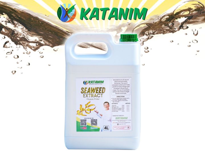 Seaweed Extract 4 Liters / 4L | Organic Seaweeds Foliar for Lettuce and ...