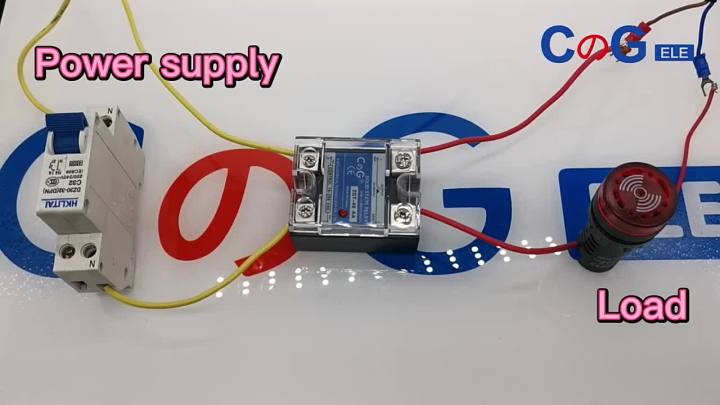 CG SSR -10AA 25AA 40AA AC control AC SSR White Shell Aluminum Heat Sink For Single Phase Solid ...