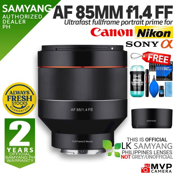 [2YR OFFICIAL] SAMYANG 85mm f1.4 AF Autofocus Lens for Mirrorless and ...