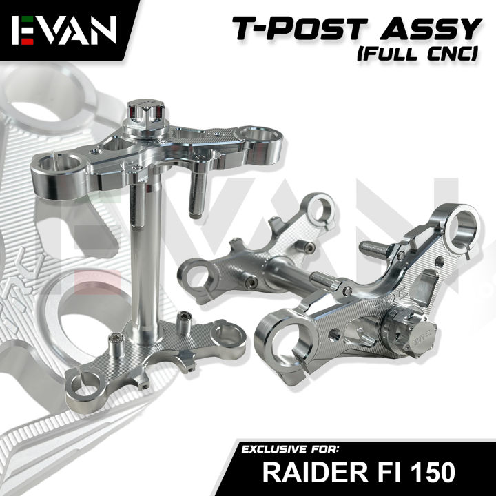 EVAN.PH TRC CNC ALLOY T POST ASSEMBLY FOR RAIDER 150 FI MOTORCYCLE ...