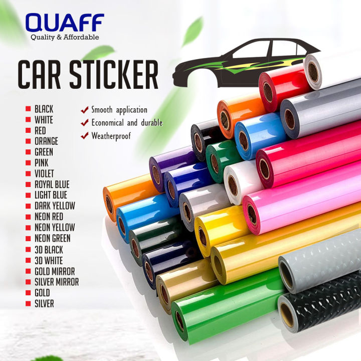 Quali-Products - QUAFF CAR STICKER (24INCHES x10METERS) PER ROLL ...