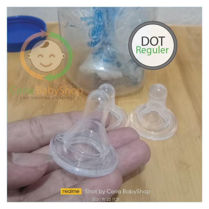 Karet Dot Huki Regular Bulat Bahan Silicon Sudah BPA Free Harga Per PCS ...