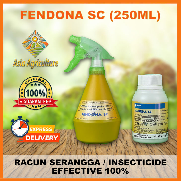 ASIA AGRICULTURE FENDONA SC 250ML RACUN SERANGGA INSECTICIDE | Lazada