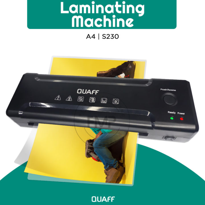 FMP QUAFF A4 Mini Laminating Machine Black S230 (max laminate 125mic ...