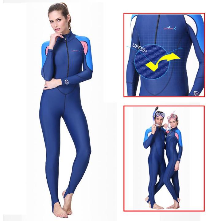HIKAYA Men Scuba Wetsuit Women Swimming Suit Men Full Body Diving Suit ...
