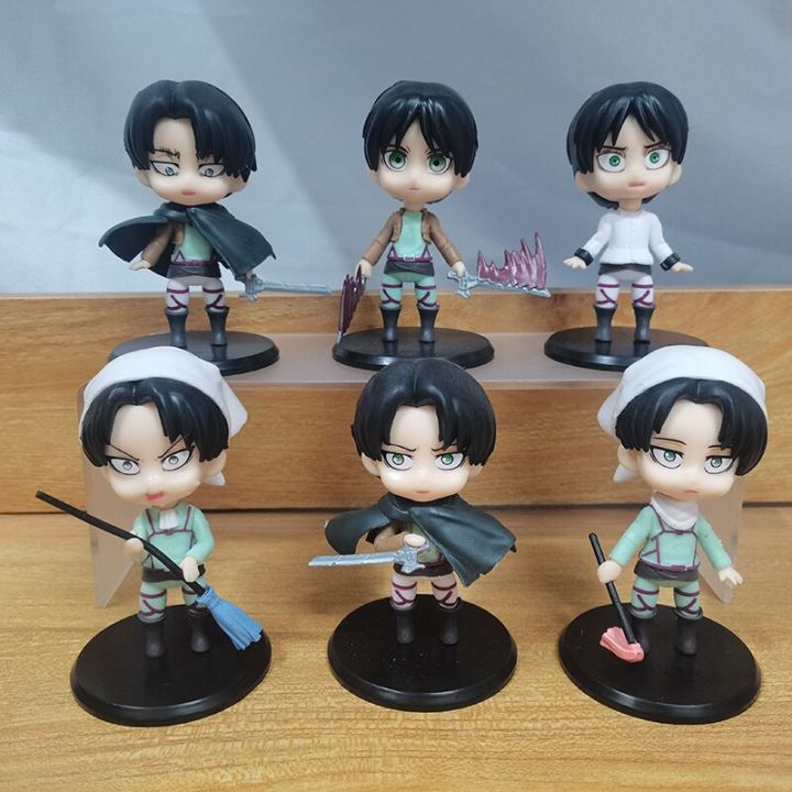 Anime Attack On Titan Figure Toy Eren Jager Mikasa Ackerman Armin ...