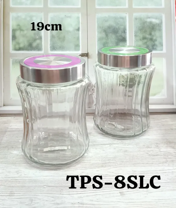 Toples TPS-8 SLC (Large) Toples Snack Permen Kaca Tutup Alumunium Best ...