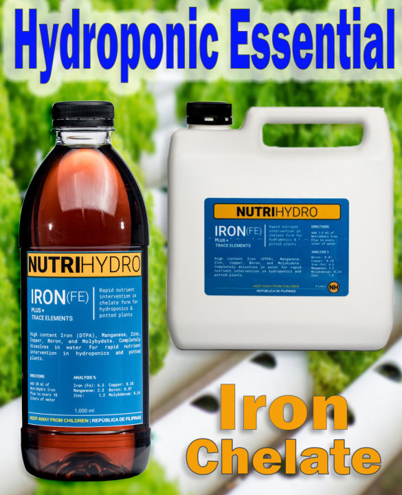 NutriHydro Iron Chelate Plus for Hydroponics & Potted Plants | Lazada PH