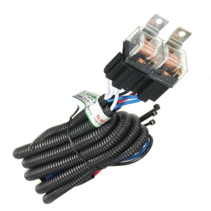 12V H4 Negative-Switched LED Headlight/Lamp Bulb Relay Wiring Harness ...