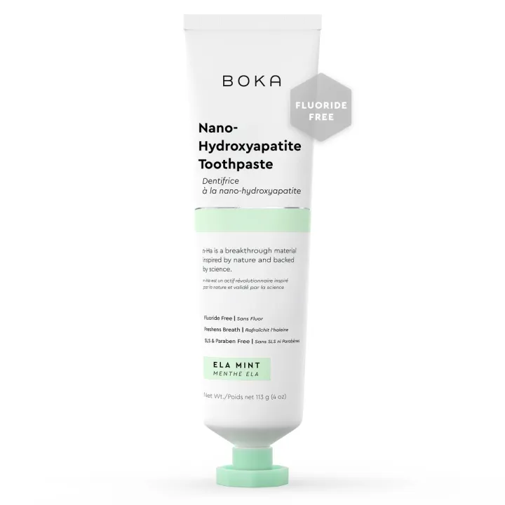 Boka Fluoride Free Toothpaste, Nano Hydroxyapatite Toothpaste ...