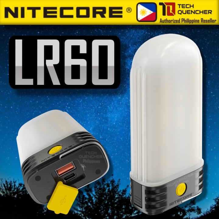 Nitecore LR60 Camping Lantern - 150h Runtime - 10000mah USB-C ...