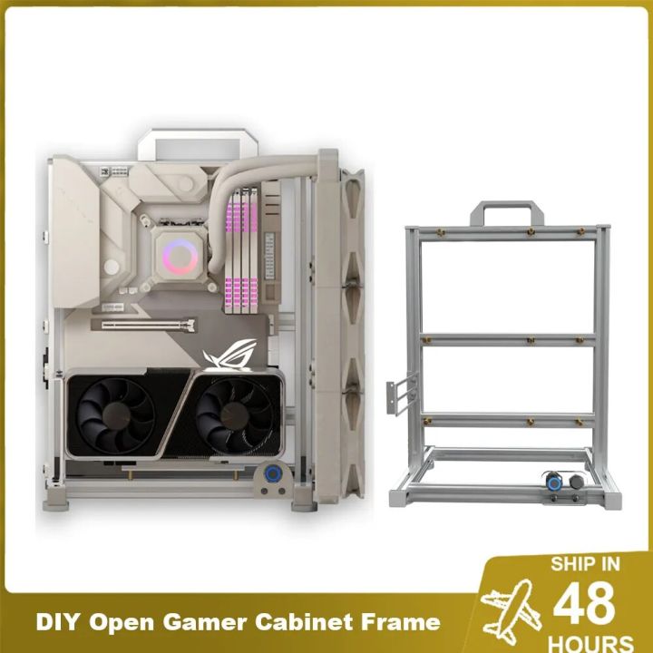 Official Shipment MOD Open PC Case Frame Rack ITX MATX ATX EATX Gamers ...