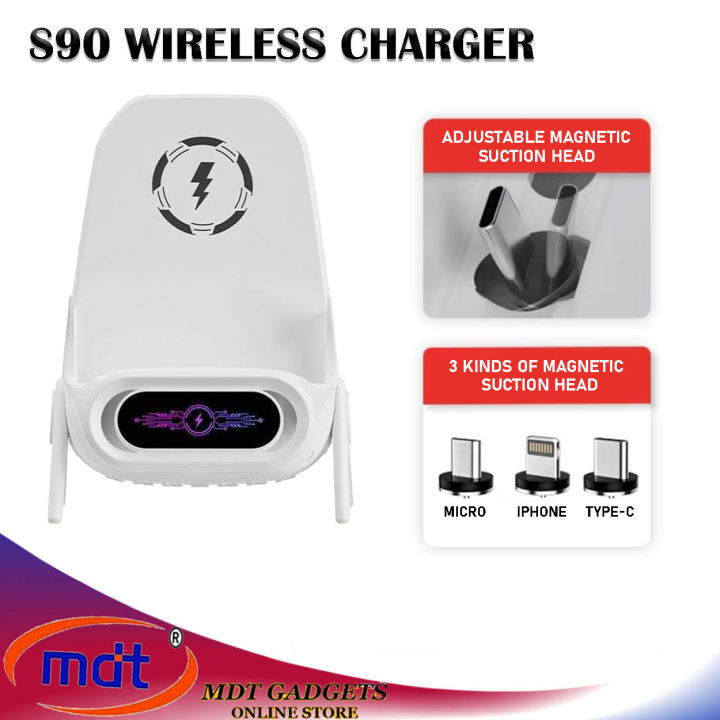 S90 Mobile phone wireless charger desktop vertical bracket fast ...