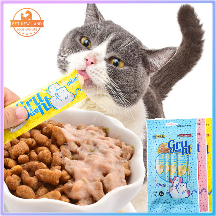 Pet New Land Cat food stick cat strip 15g wet cat food stick multi ...