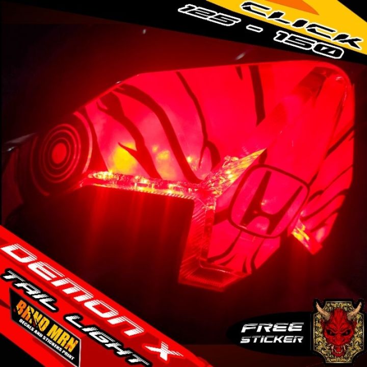 HONDA CLICK 125-150 TAIL LIGHT DECAL STICKER TINT | Lazada PH