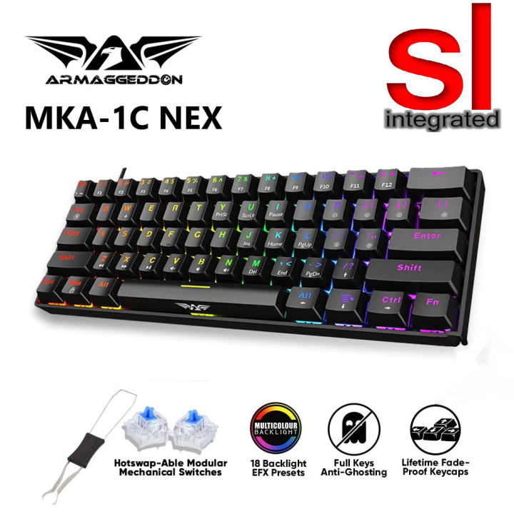 Armaggeddon MKA-1 NEX Mechanical Gaming Keyboard | Lazada