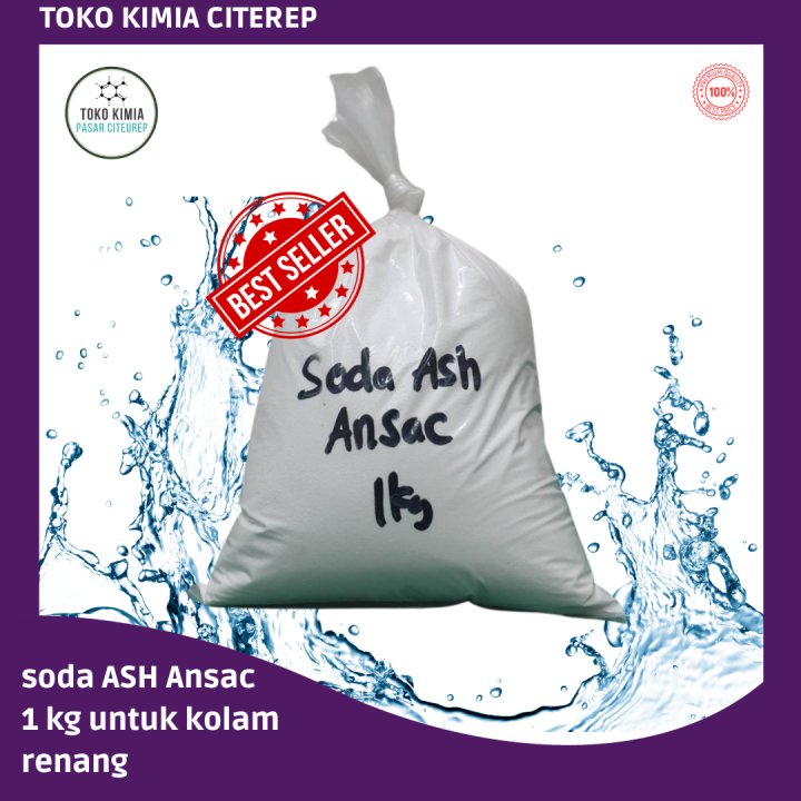 Soda Ash / Soda Abu Penjernih Air Kolam - 1 Kg | Lazada Indonesia