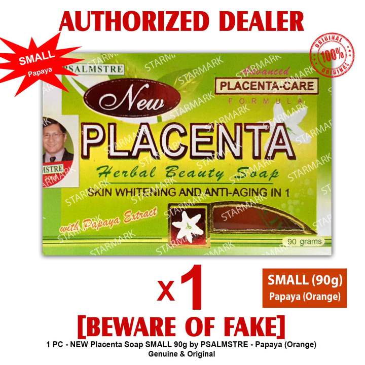 New Placenta Soap Soaps ORANGE with PAPAYA Extract Soaps SMALL 90g by Psalmstre AUTHENTIC Golden Alps 1 Pc Lazada PH