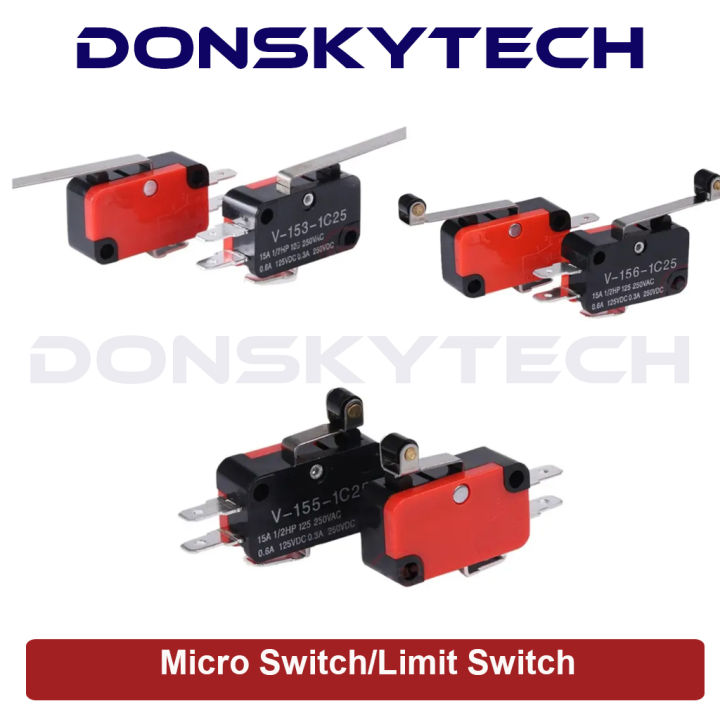 Limit Switch Micro Switch V-153-1C25 V-155-1C25 V-156-1C25 | Lazada PH